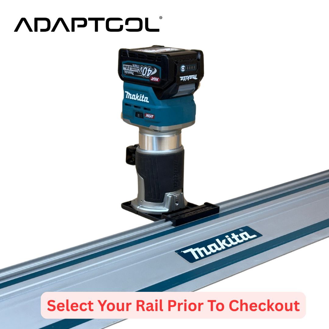 Makita RT001 40V XGT Router Trimmer Guide Rail Adaptor - All Guide Rai ...