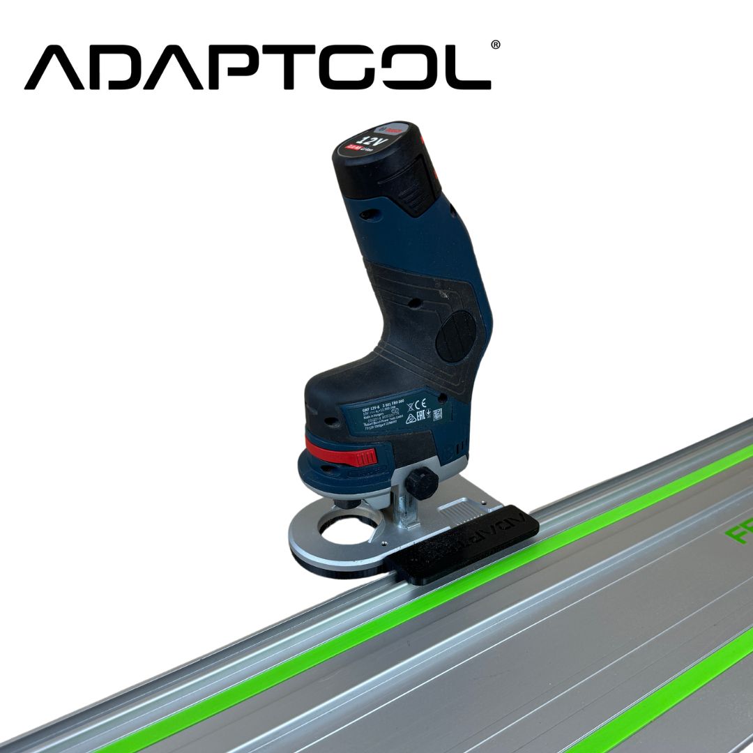 Bosch GKF-12V-8 Router Guide Rail Adaptor for Festool Guide Rail – Adaptool