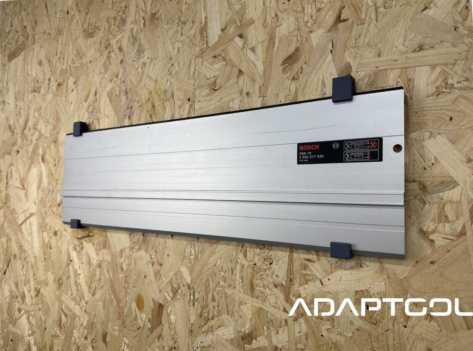 Quickmount Wall Brackets for Original Bosch Circular Saw Guide Rail Tr ...