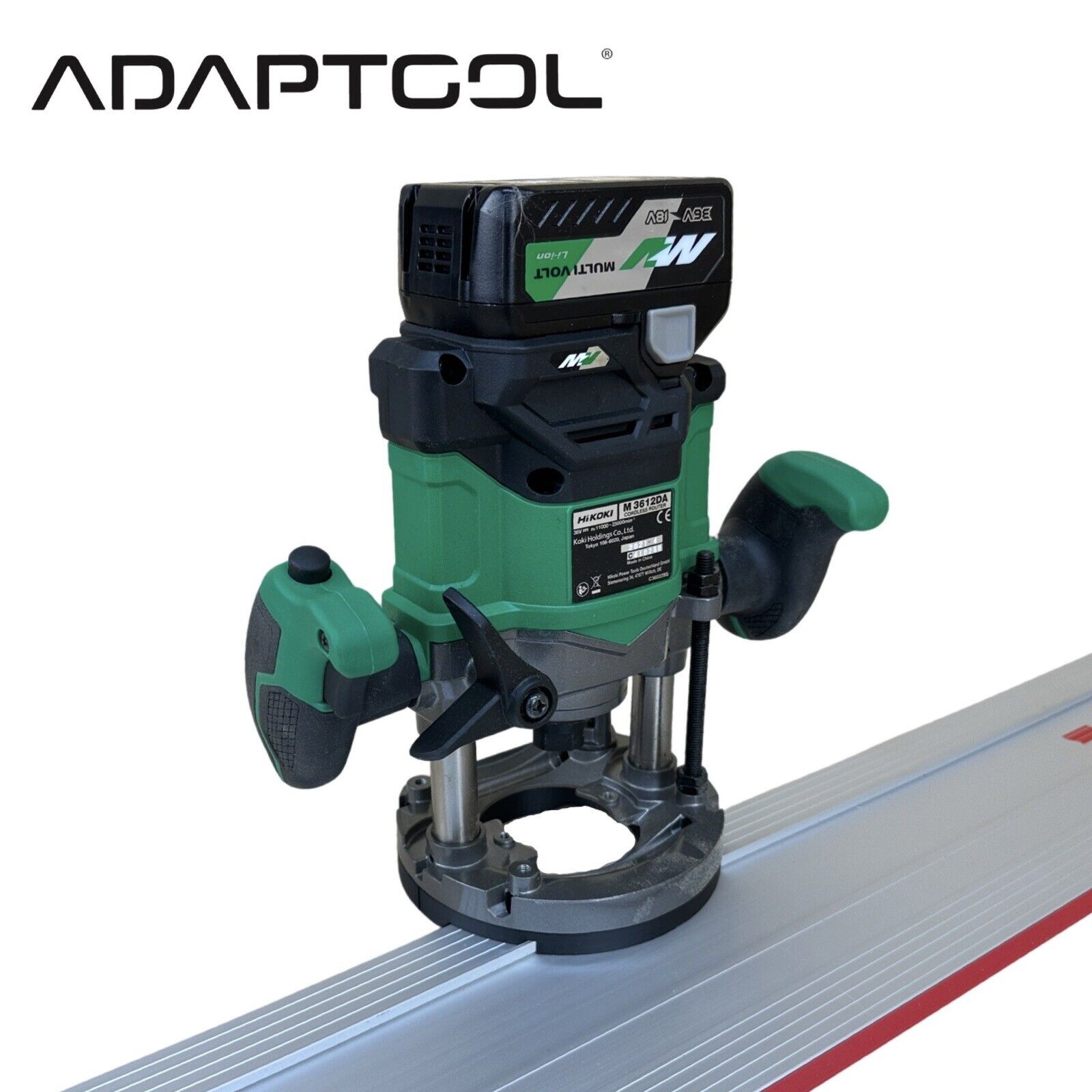 Hikoki Router Guide Rail Adaptor to Maffell Plunge Saw Track HIKM3612D ...