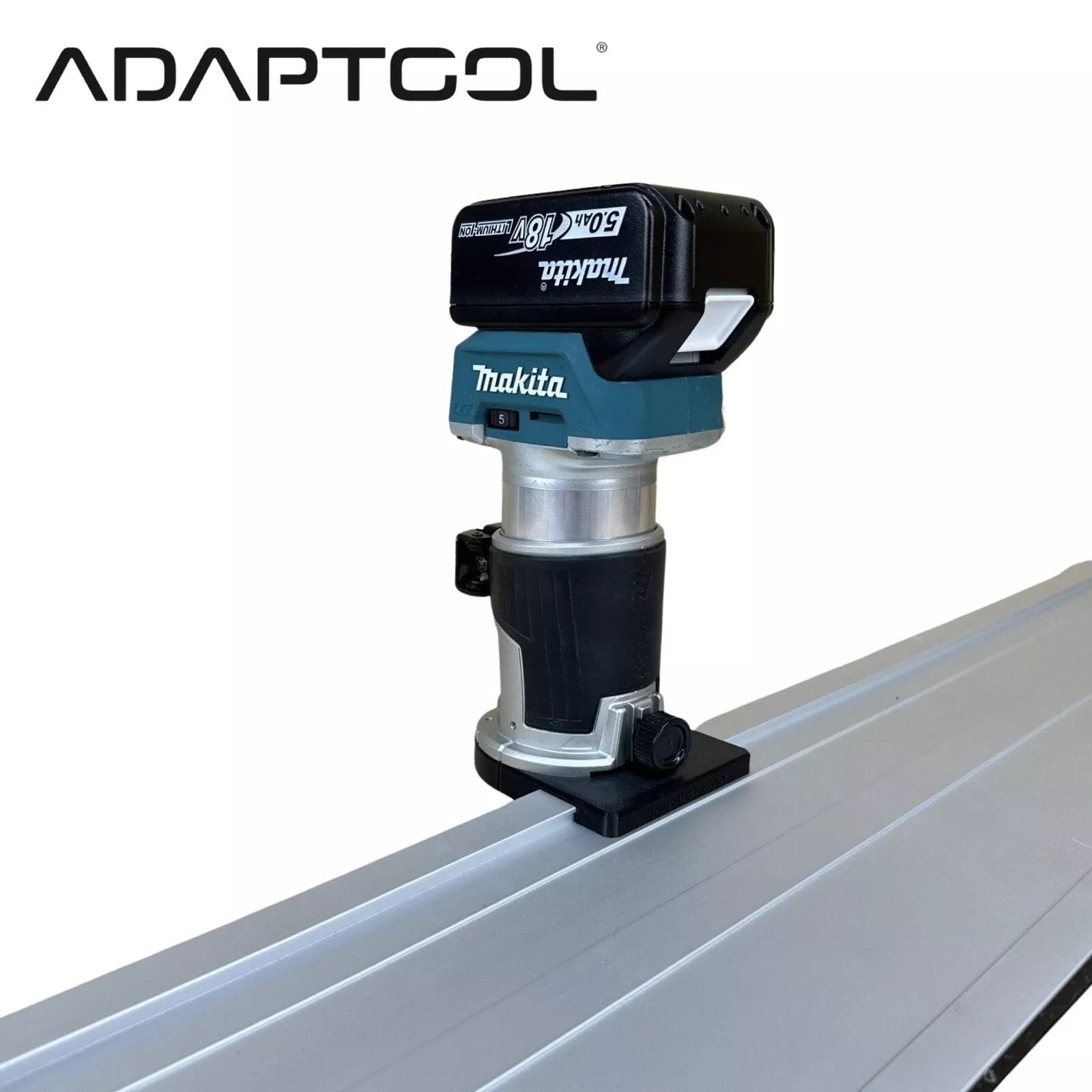 Makita DRT50 Li-Ion LXT Brushless Router Trimmer Router Guide Rail Ada ...