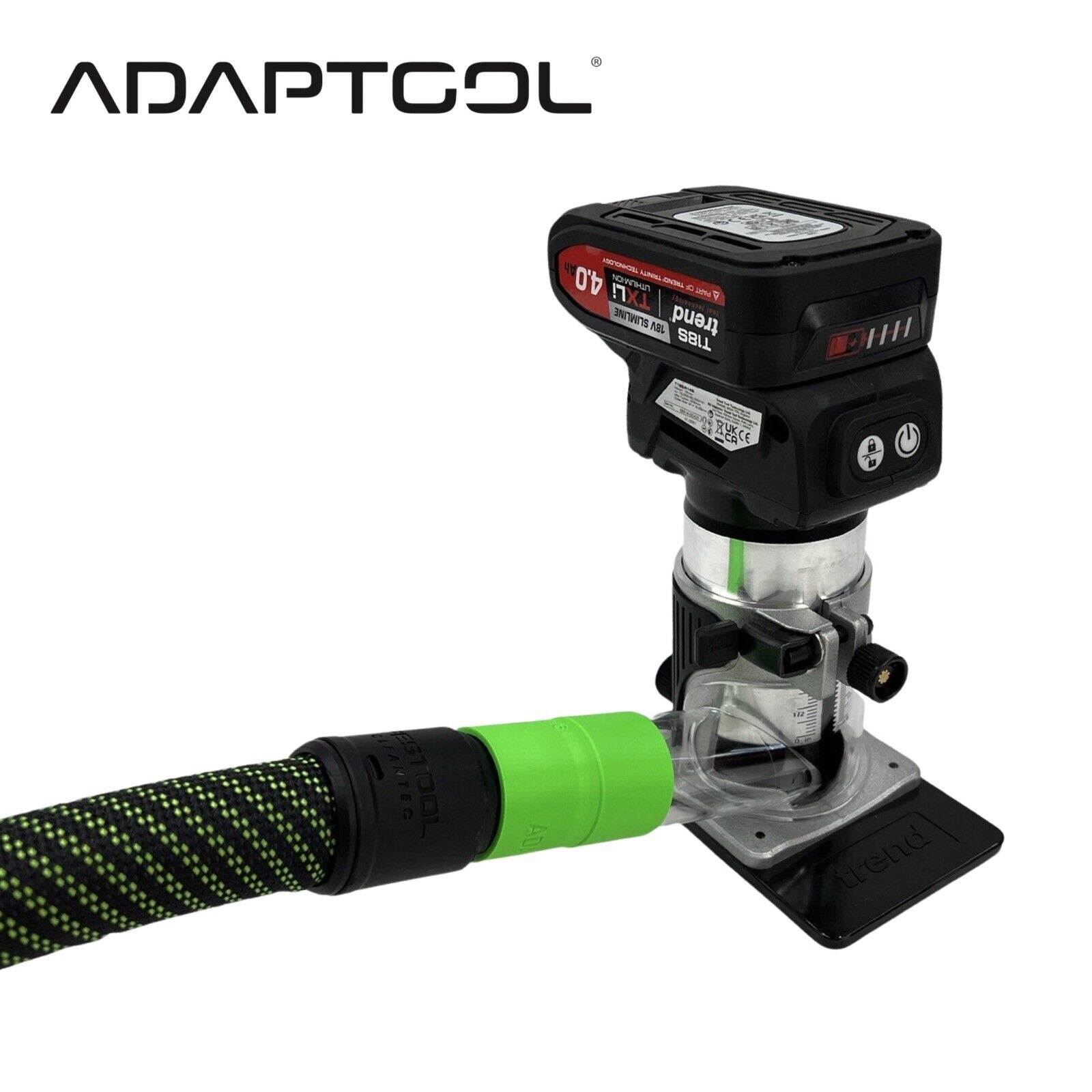 Trend T18S 18V Router Hose Adaptor Adapter to Festool Cleantec CT27 Mi ...