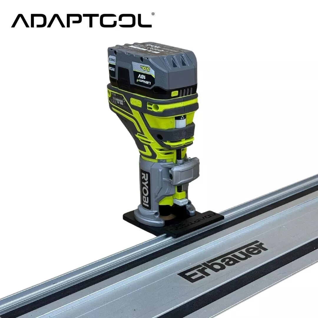 Ryobi R18TR-0 ONE+ Trim Router Guide Rail Adaptor for Erbauer Guide Ra ...