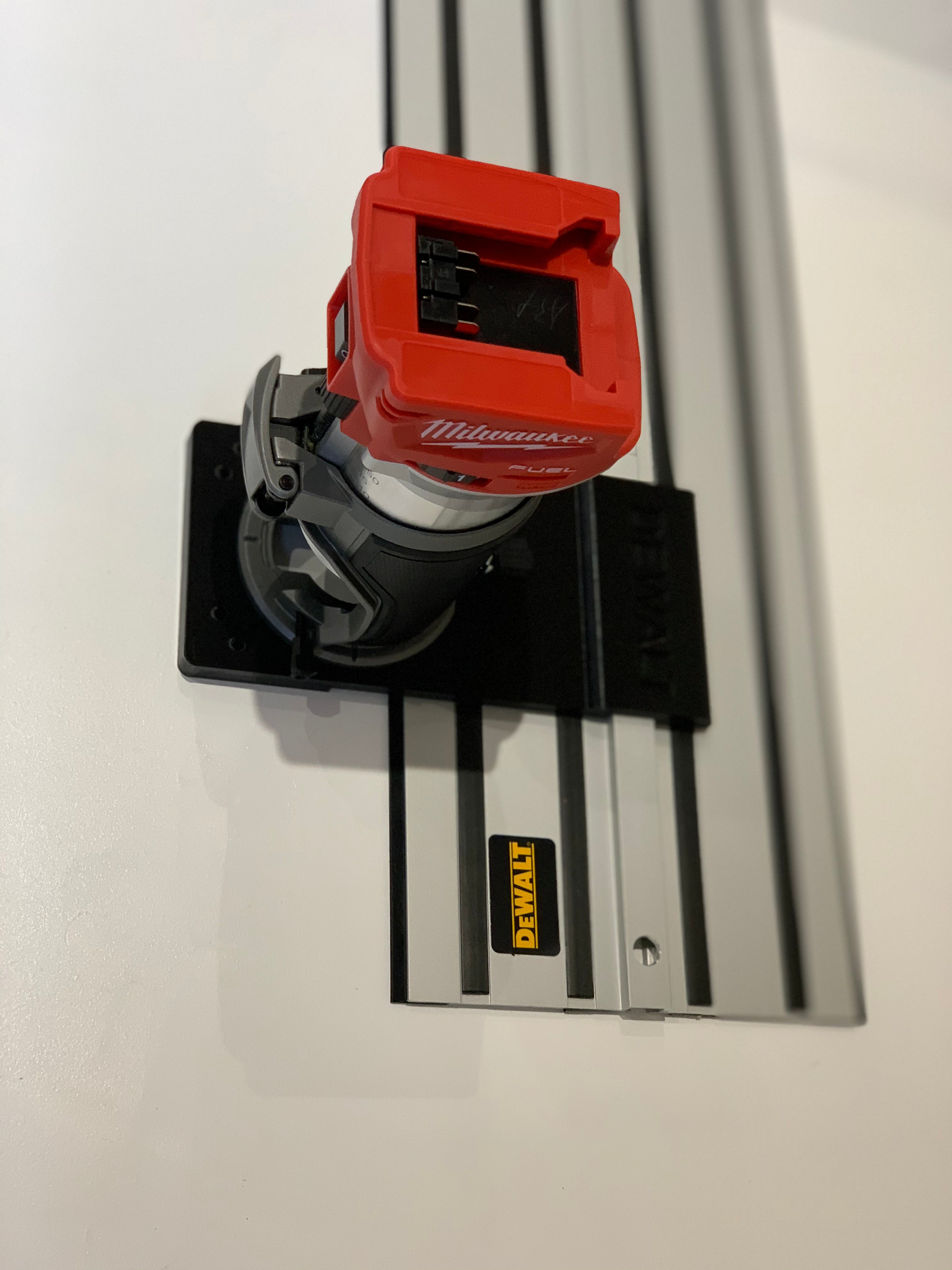 Milwaukee Router Guide Rail Adaptor to DEWALT Track/Rail – Adaptool